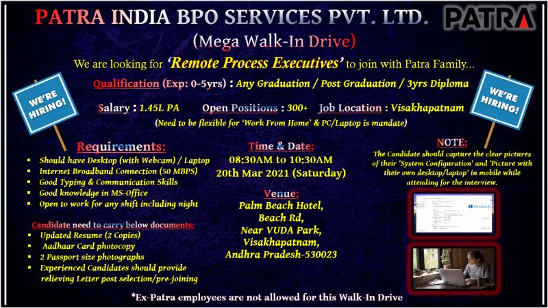 Prashanth Chowdary Ravipati on LinkedIn: At PATRA, we offer a career ... Prashanth Chowdary Ravipati on LinkedIn: At PATRA, we offer a career ...