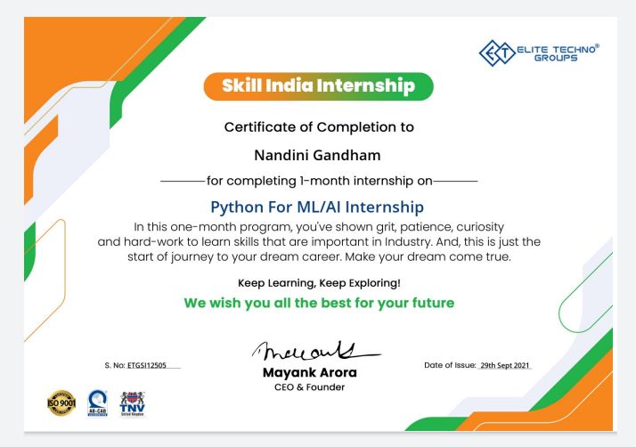 Nandini Gandham on LinkedIn: #python #ml Nandini Gandham on LinkedIn: #python #ml