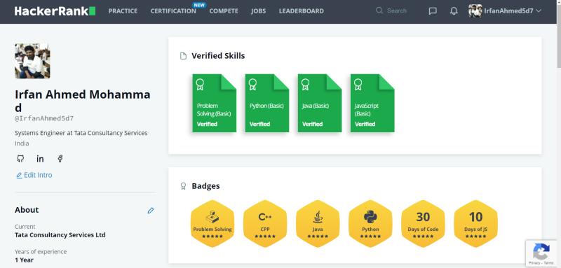 Irfan Ahmed Mohammad on LinkedIn: #hackerrank #competitivecoding # ... Irfan Ahmed Mohammad on LinkedIn: #hackerrank #competitivecoding # ...