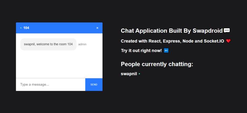 Swapnil Pakhare on LinkedIn: #javascript #react #node #socket #developer Swapnil Pakhare on LinkedIn: #javascript #react #node #socket #developer