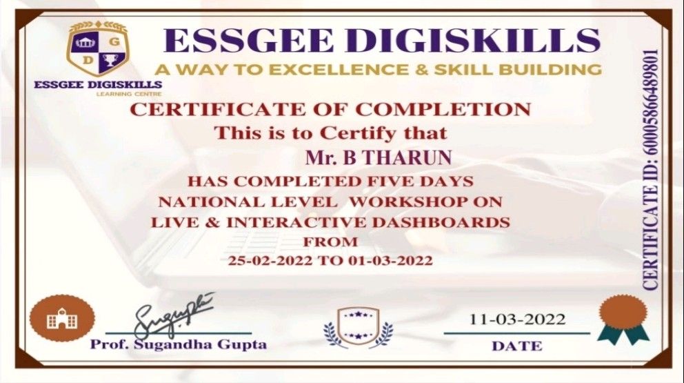 Tharun Kumar Reddy Burra on LinkedIn: LIVE & INTERACTIVE DASHBOARDS Tharun Kumar Reddy Burra on LinkedIn: LIVE & INTERACTIVE DASHBOARDS