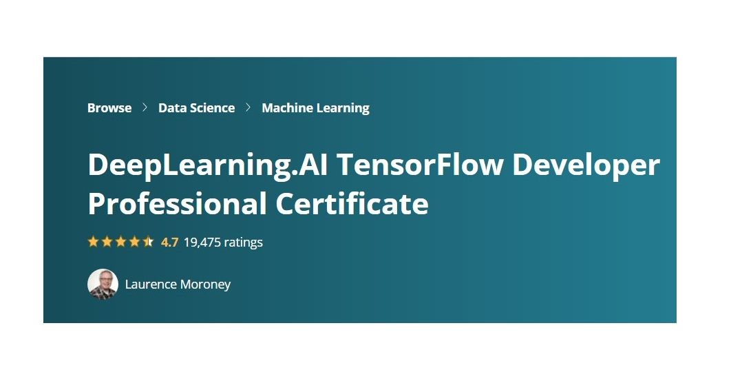 Python Simplified on LinkedIn: DeepLearning.AI TensorFlow Developer Python Simplified on LinkedIn: DeepLearning.AI TensorFlow Developer