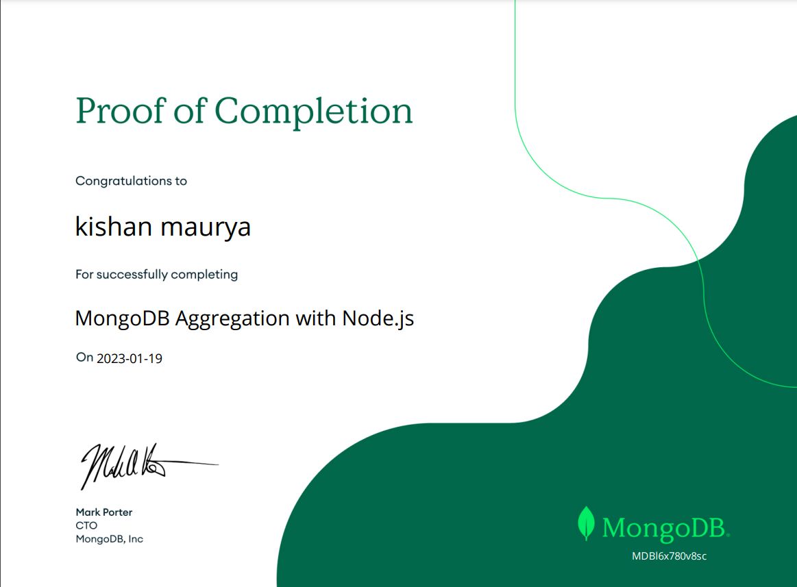 Kishan Maurya on LinkedIn: #mongdb #university #mongodb #engineerlife # ... Kishan Maurya on LinkedIn: #mongdb #university #mongodb #engineerlife # ...