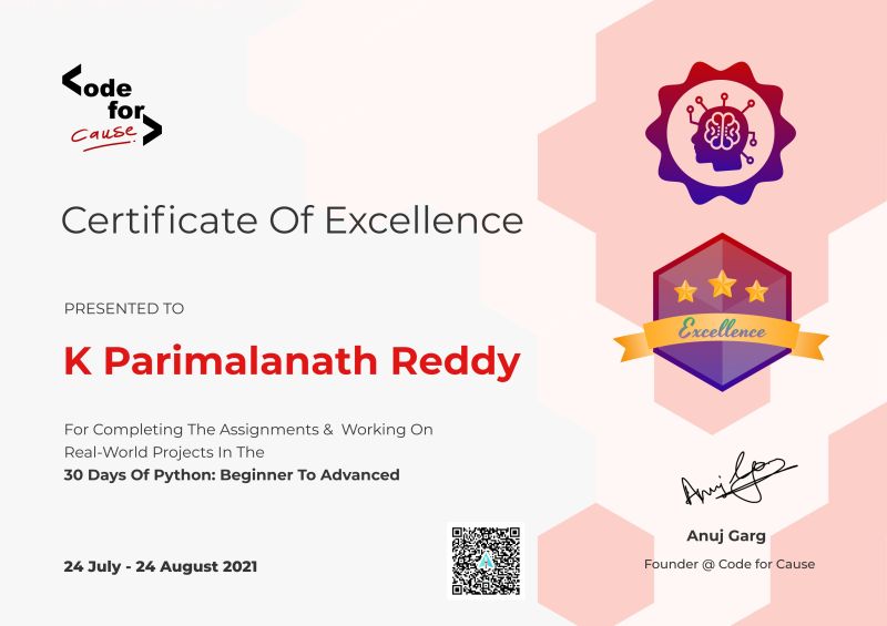 Parimalnath Reddy on LinkedIn: #pythonprogramming #python Parimalnath Reddy on LinkedIn: #pythonprogramming #python