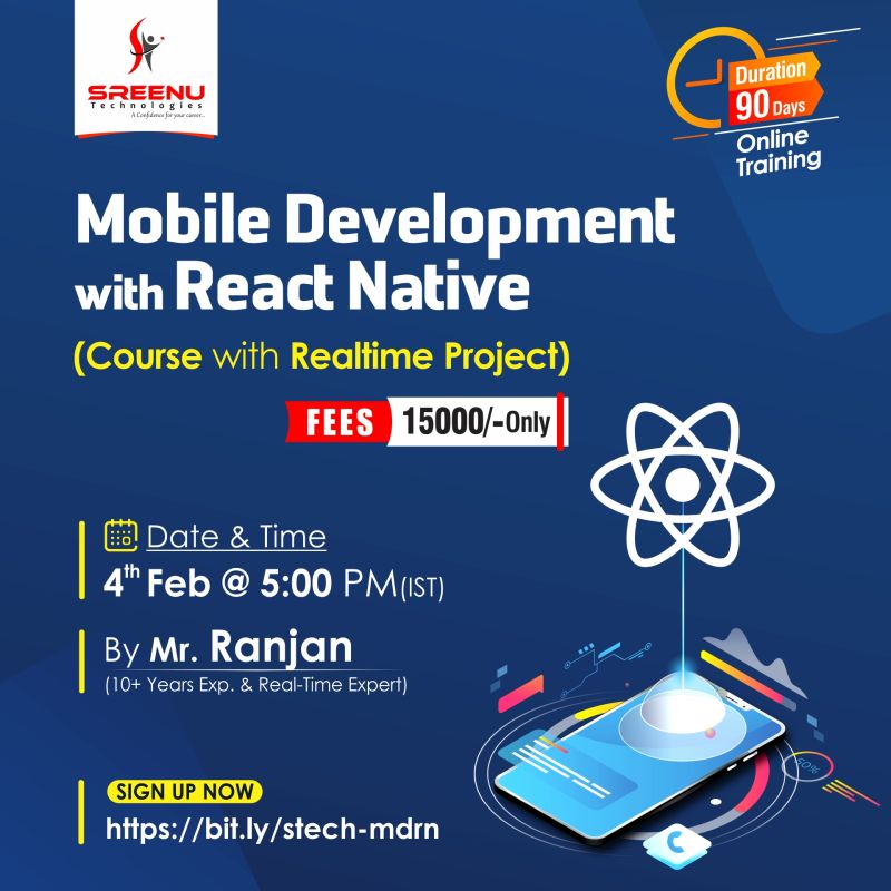 Sreenu Technologies on LinkedIn: #mobile #development #native #reactjs ... Sreenu Technologies on LinkedIn: #mobile #development #native #reactjs ...