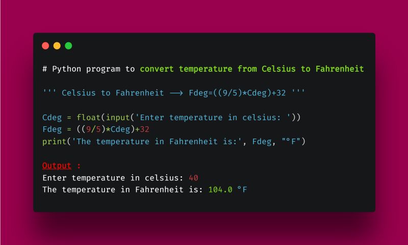 Amit Kumar on LinkedIn: #pythoncode #python #programming Amit Kumar on LinkedIn: #pythoncode #python #programming
