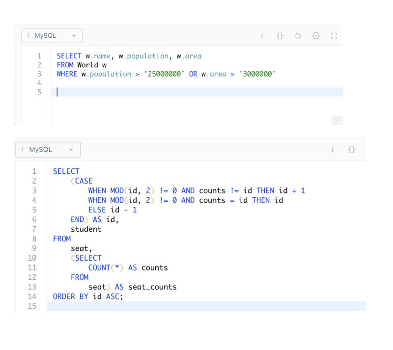 Amulya S. on LinkedIn: #leetcode #learning #coding #sql #novice # ... Amulya S. on LinkedIn: #leetcode #learning #coding #sql #novice # ...