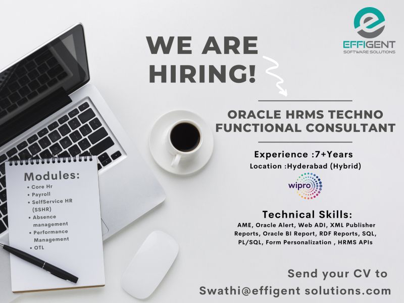 Sandeepthi Raj on LinkedIn: #hiring #oracle #hrms Sandeepthi Raj on LinkedIn: #hiring #oracle #hrms