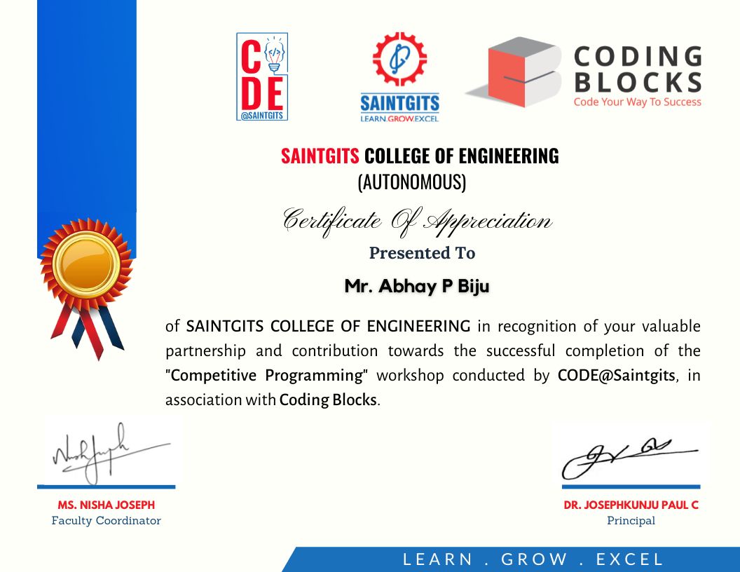 Abhay P Biju on LinkedIn: #coding #workshop #opportunity # ... Abhay P Biju on LinkedIn: #coding #workshop #opportunity # ...