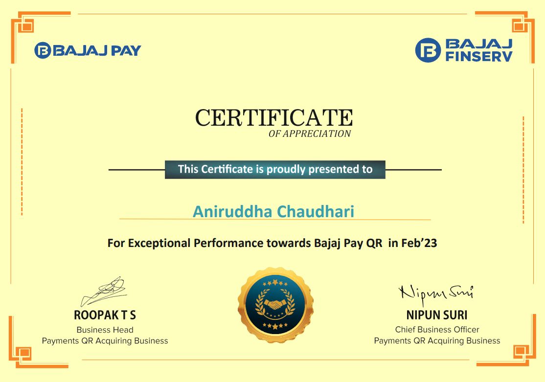 Aniruddha Chaudhari on LinkedIn: #bajajpay | 15 comments Aniruddha Chaudhari on LinkedIn: #bajajpay | 15 comments