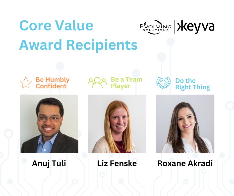 Evolving Solutions on LinkedIn: Congratulations to our 1Q23 Core Values ... Evolving Solutions on LinkedIn: Congratulations to our 1Q23 Core Values ...