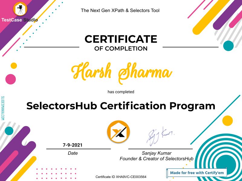 Harsh Sharma on LinkedIn: #selectorshub #coding #programming # ... Harsh Sharma on LinkedIn: #selectorshub #coding #programming # ...
