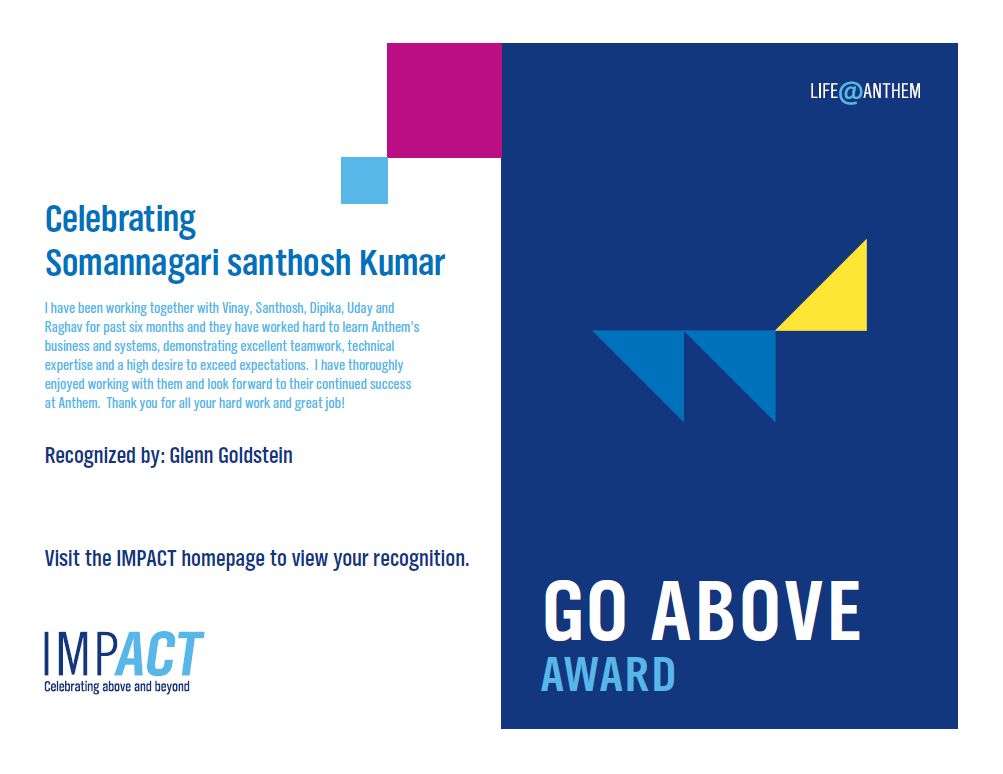 Santhosh kumar Somannagari on LinkedIn: #excited #great Santhosh kumar Somannagari on LinkedIn: #excited #great