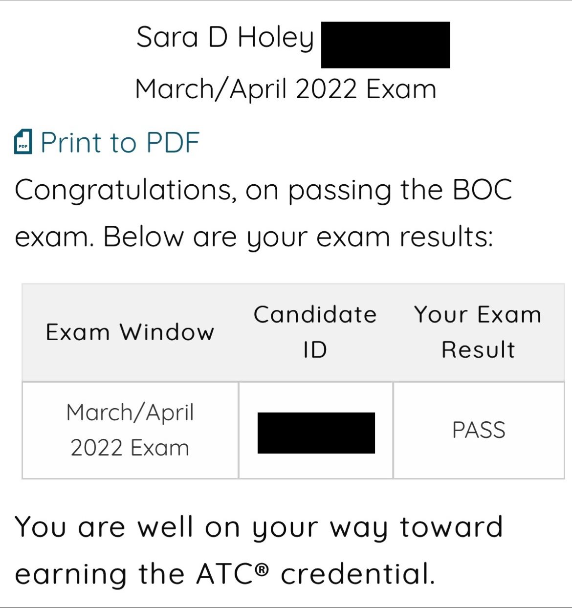 Sara Holey, MS, LAT, ATC, CPT on LinkedIn: #atc #boc #athletictraining ... Sara Holey, MS, LAT, ATC, CPT on LinkedIn: #atc #boc #athletictraining ...