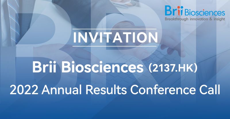Brii Biosciences on LinkedIn: Brii Bio is hosting its full year 2022 ... Brii Biosciences on LinkedIn: Brii Bio is hosting its full year 2022 ...