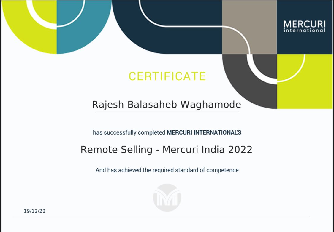 Rajesh Waghmode on LinkedIn: Successfully completed this short but very ... Rajesh Waghmode on LinkedIn: Successfully completed this short but very ...