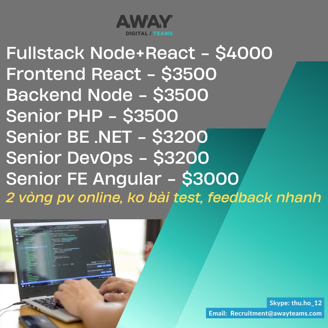 Alee Ho on LinkedIn: #awaydigitalteams #devops #nodejs #reactjs # ... Alee Ho on LinkedIn: #awaydigitalteams #devops #nodejs #reactjs # ...