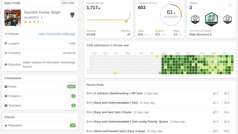 Sourabh Kumar Singh on LinkedIn: #dsa #leetcode #competitiveprogramming ... Sourabh Kumar Singh on LinkedIn: #dsa #leetcode #competitiveprogramming ...
