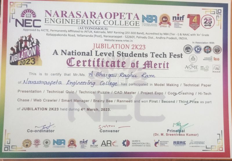 Bhargav Raghuram on LinkedIn: #experience #coding #nec #tech #event Bhargav Raghuram on LinkedIn: #experience #coding #nec #tech #event