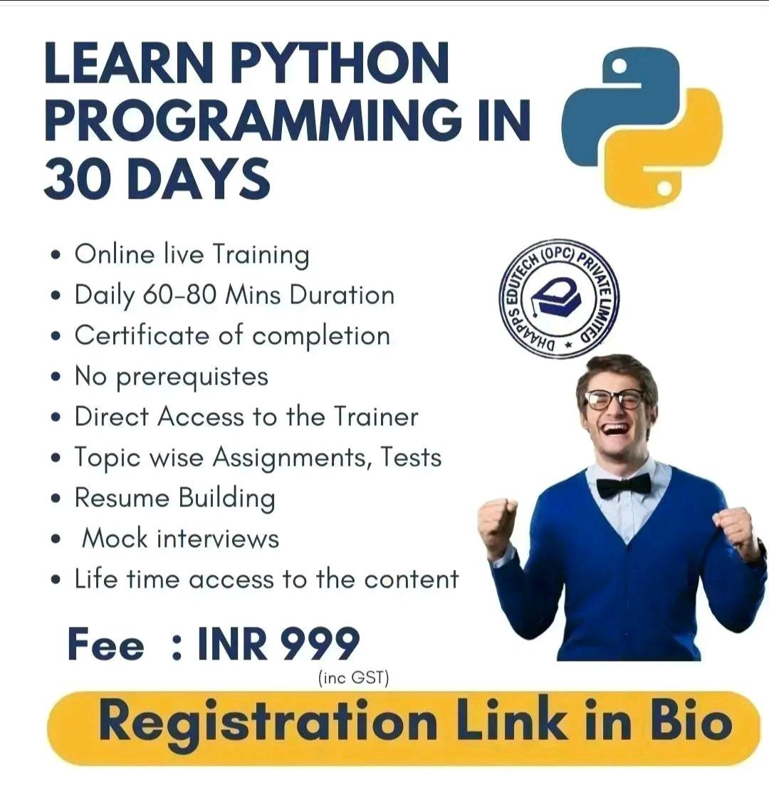 Dhaapps on LinkedIn: #python #programming #datascience # ... Dhaapps on LinkedIn: #python #programming #datascience # ...