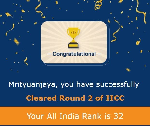 Mrityuanjaya Gupta on LinkedIn: #dsa #codingninjas #iicc #aicte | 70 ... Mrityuanjaya Gupta on LinkedIn: #dsa #codingninjas #iicc #aicte | 70 ...