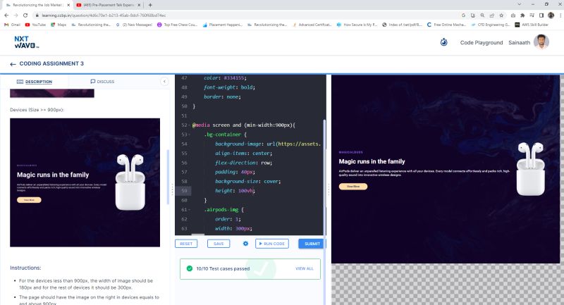 Sainaath Dhanwada on LinkedIn: #100daysofcodechallenge #day59 #nxtwave ... Sainaath Dhanwada on LinkedIn: #100daysofcodechallenge #day59 #nxtwave ...