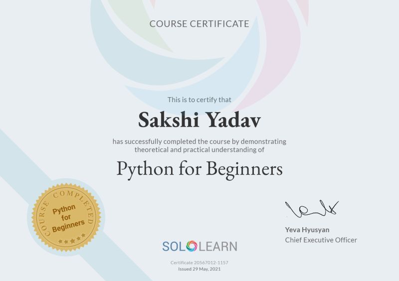 Sakshi Yadav on LinkedIn: #python #thankyou #pythonforbeginners # ... Sakshi Yadav on LinkedIn: #python #thankyou #pythonforbeginners # ...