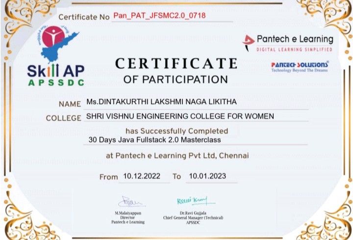 DINTAKURTHI LAKSHMI NAGA LIKITHA on LinkedIn: Hey connections! I am ... DINTAKURTHI LAKSHMI NAGA LIKITHA on LinkedIn: Hey connections! I am ...