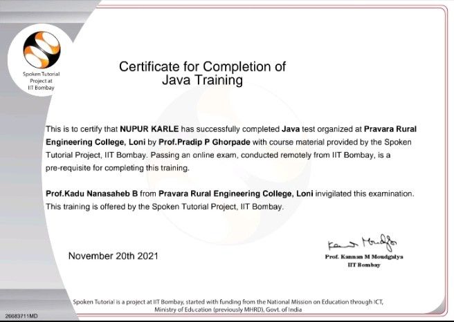 Nupur Karle on LinkedIn: #java Nupur Karle on LinkedIn: #java