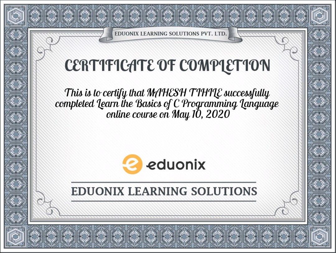 Mahesh Tihile on LinkedIn: #coding Mahesh Tihile on LinkedIn: #coding