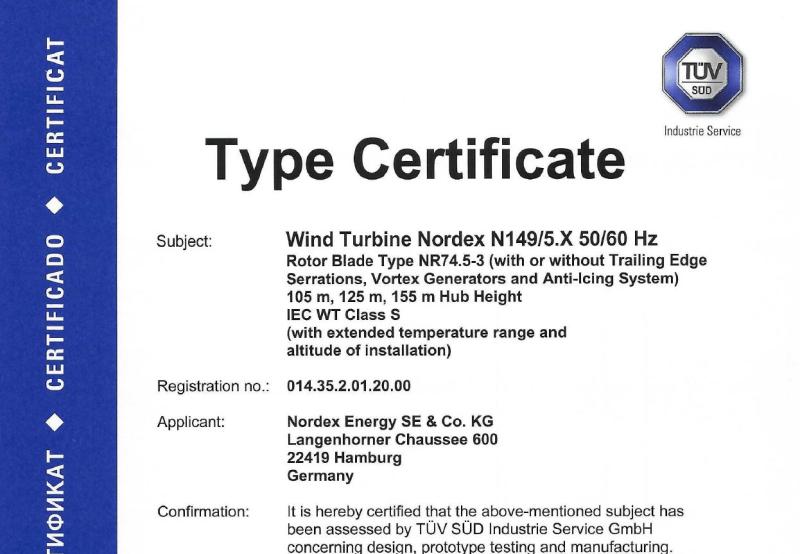 Nordex Group on LinkedIn: Press release: Nordex Group receives IEC type ... Nordex Group on LinkedIn: Press release: Nordex Group receives IEC type ...