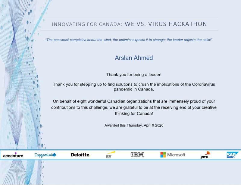 Arslan Ahmed on LinkedIn: #ibm #wevsvirus2020 #covid19 #collaboration # ... Arslan Ahmed on LinkedIn: #ibm #wevsvirus2020 #covid19 #collaboration # ...