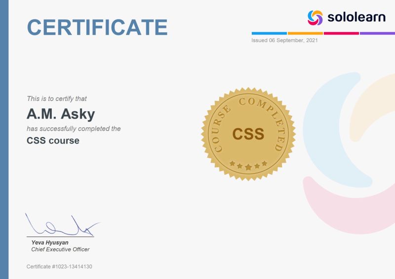 Asky Mohammed on LinkedIn: #css #sololearn Asky Mohammed on LinkedIn: #css #sololearn