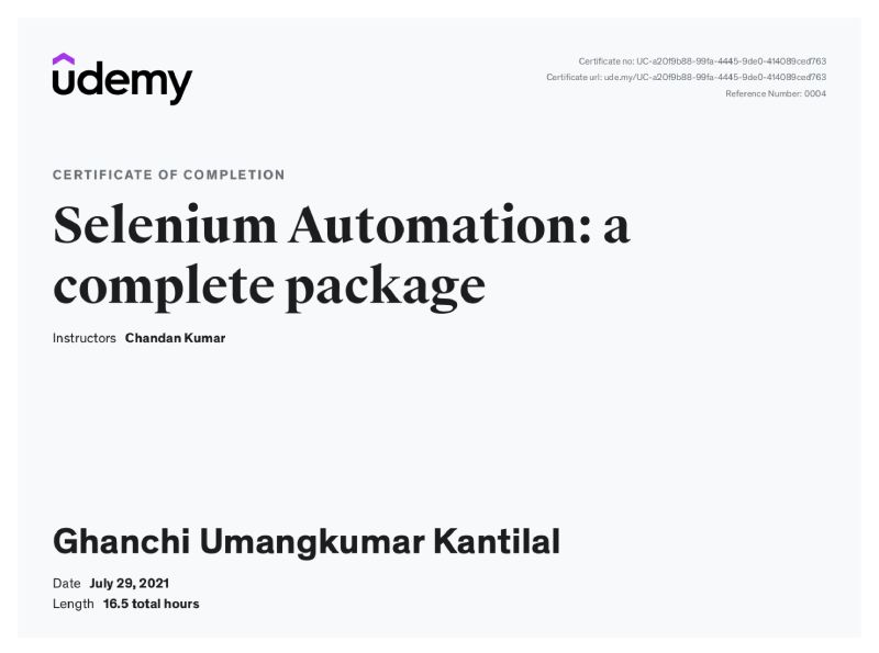 Umang Modi on LinkedIn: #automationtesting #selenium #seleniumwebdriver ... Umang Modi on LinkedIn: #automationtesting #selenium #seleniumwebdriver ...