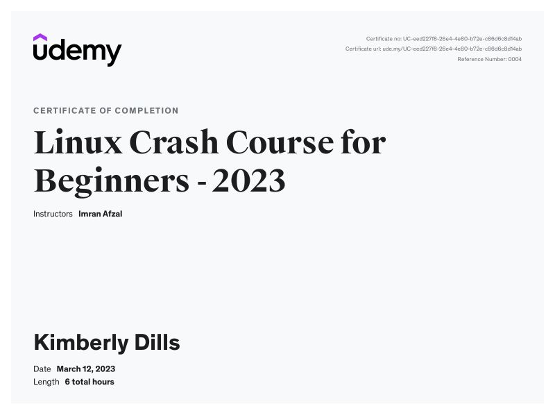 Kimberly D. on LinkedIn: #linux #bash #shellscripting #womenintech Kimberly D. on LinkedIn: #linux #bash #shellscripting #womenintech