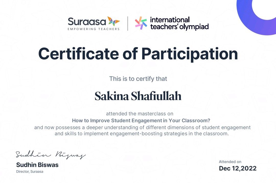 Sakina Shafiullah on LinkedIn: Keep Learning.....which is a Continuous ... Sakina Shafiullah on LinkedIn: Keep Learning.....which is a Continuous ...