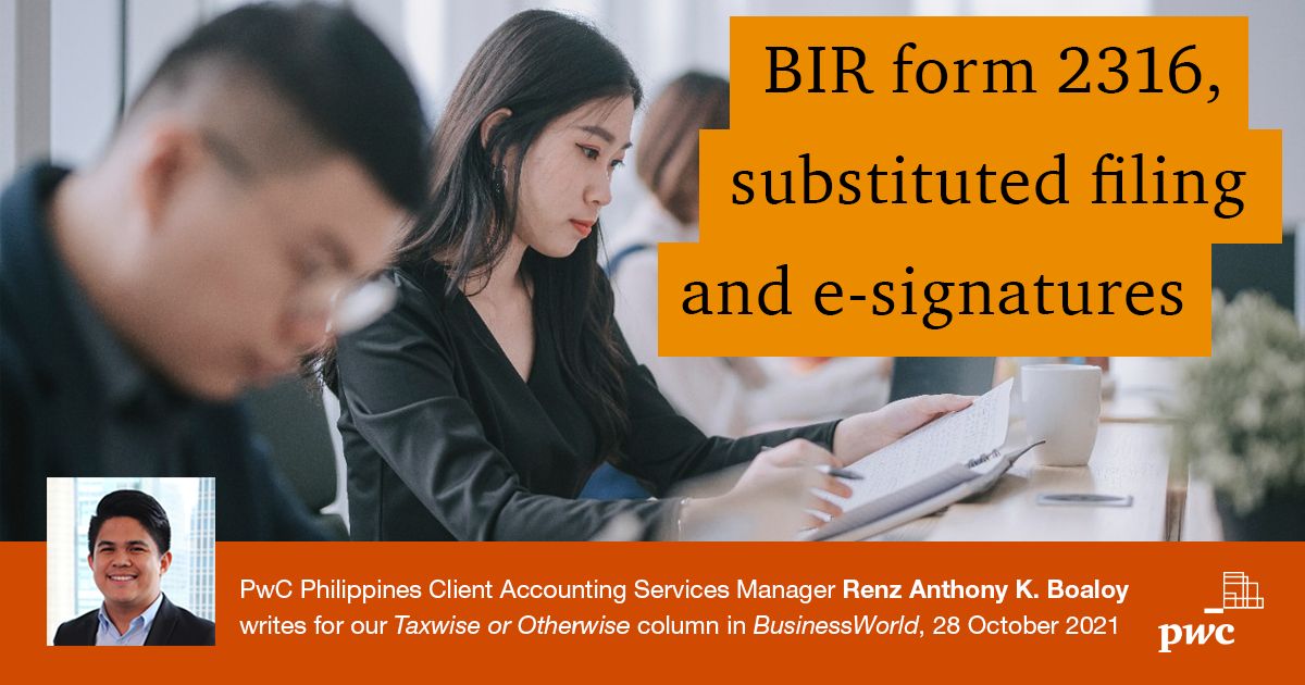PwC Philippines on LinkedIn: #itr #annualincometaxreturn PwC Philippines on LinkedIn: #itr #annualincometaxreturn