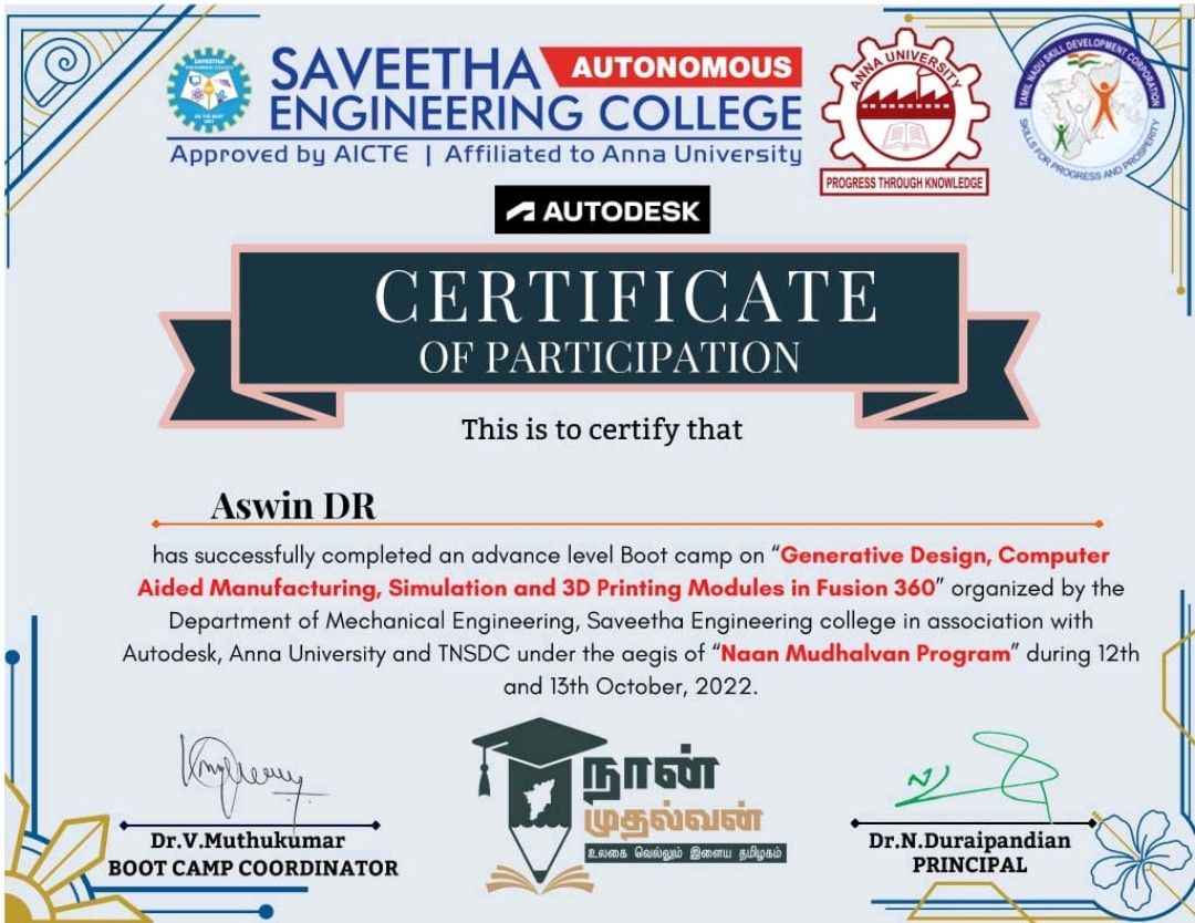 Aswin D R on LinkedIn: Hello everyone, I have successfully completed an ... Aswin D R on LinkedIn: Hello everyone, I have successfully completed an ...