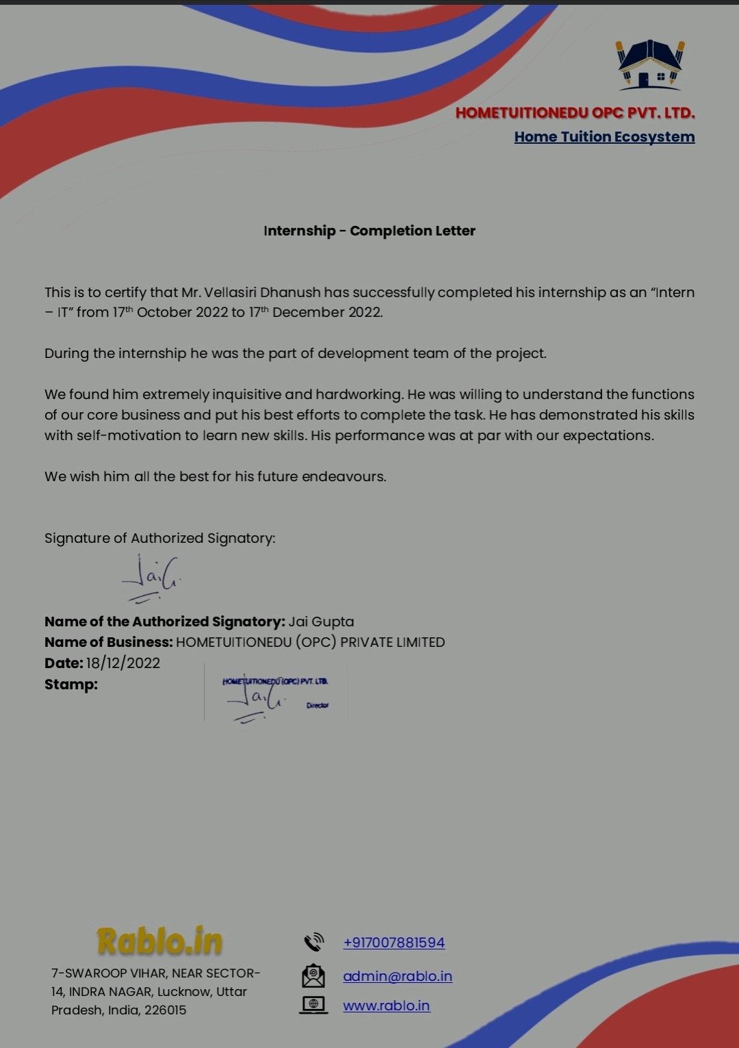 Dhanush Vellasiri on LinkedIn: #internship #experience #frontend # ... Dhanush Vellasiri on LinkedIn: #internship #experience #frontend # ...