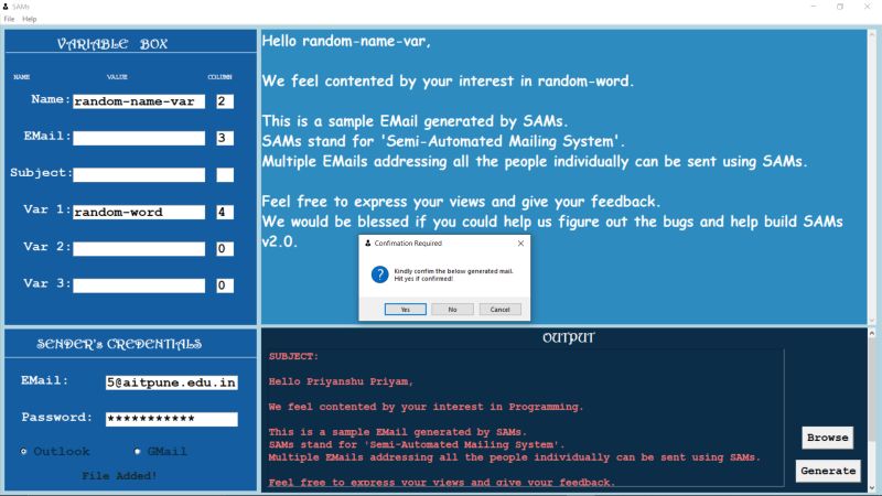 Priyanshu Priyam on LinkedIn: #python #project #tkinter #college #email Priyanshu Priyam on LinkedIn: #python #project #tkinter #college #email
