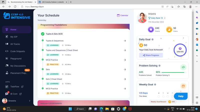 Sireesha Rokkam on LinkedIn: #day55 #python #ccbp #30daysofcodechallenge Sireesha Rokkam on LinkedIn: #day55 #python #ccbp #30daysofcodechallenge