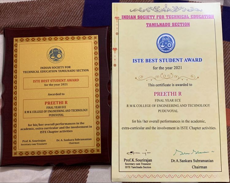 Preethi R on LinkedIn: #memories #iste #beststudent #opportunity # ... Preethi R on LinkedIn: #memories #iste #beststudent #opportunity # ...