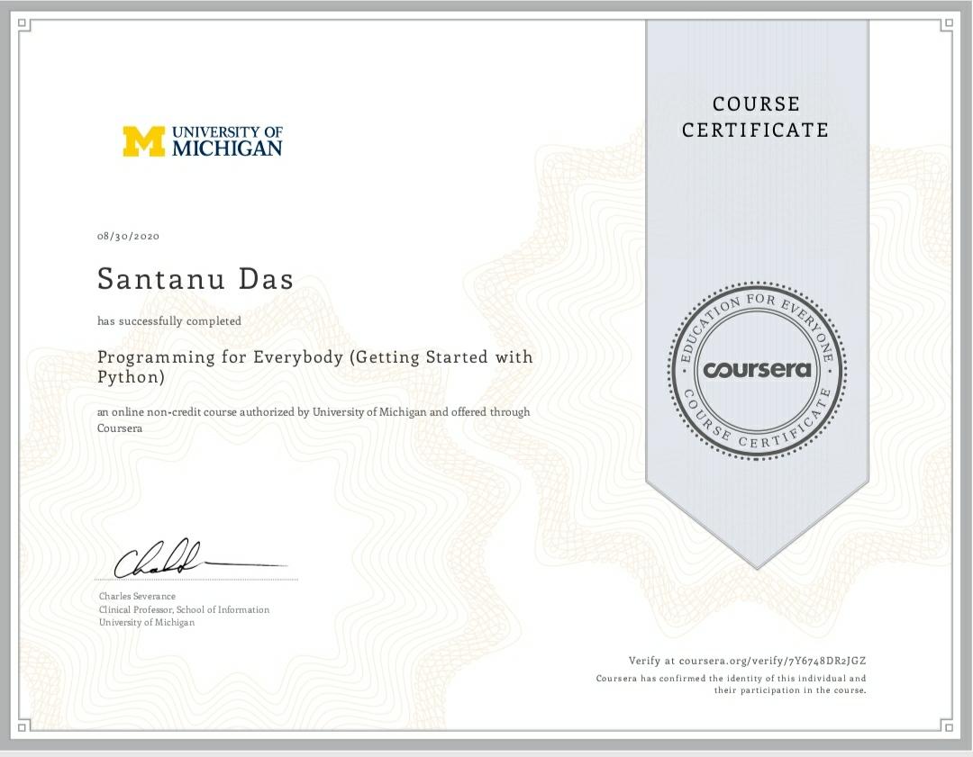 Santanu Das on LinkedIn: #python #programming Santanu Das on LinkedIn: #python #programming