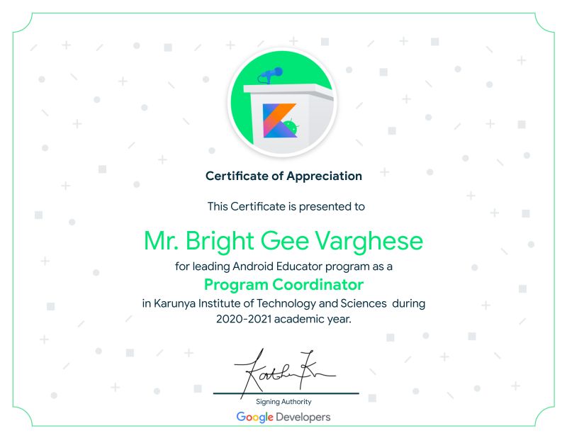 Bright Gee Varghese R on LinkedIn: #android #googleforeducation | 26 ... Bright Gee Varghese R on LinkedIn: #android #googleforeducation | 26 ...