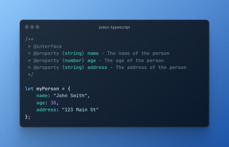 Preston Wallace on LinkedIn: #jsdoc #typescript #javascript # ... Preston Wallace on LinkedIn: #jsdoc #typescript #javascript # ...