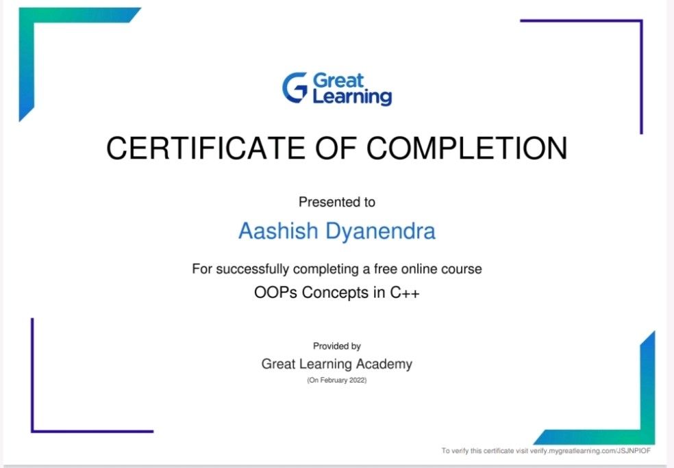 Aashish Dwivedi on LinkedIn: #greatlearning #oopsconcepts Aashish Dwivedi on LinkedIn: #greatlearning #oopsconcepts