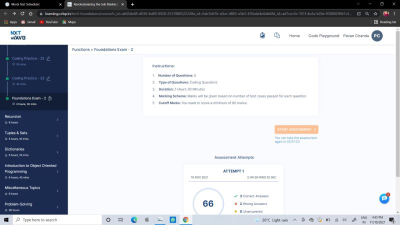 Pavan Chandu on LinkedIn: #day_52 #day_100 #50daysofcode #python #ccbp ... Pavan Chandu on LinkedIn: #day_52 #day_100 #50daysofcode #python #ccbp ...