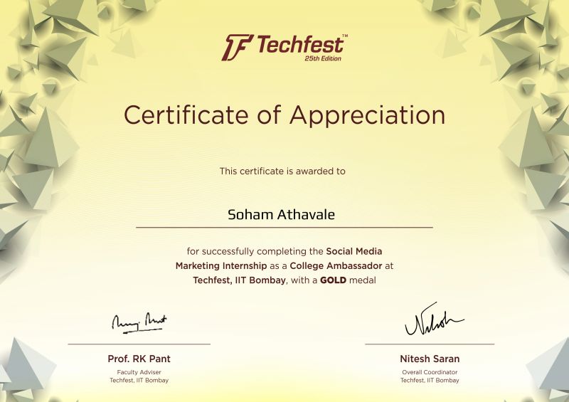 Soham Athavale on LinkedIn: #iitb #techfest #socialmediamarketing Soham Athavale on LinkedIn: #iitb #techfest #socialmediamarketing