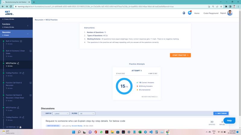 Rajesh Pyla on LinkedIn: #day42 #nxtwave #ccbp #python #coding Rajesh Pyla on LinkedIn: #day42 #nxtwave #ccbp #python #coding