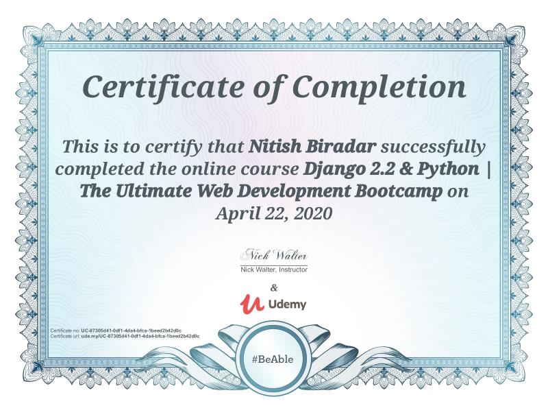 Nitish Biradar on LinkedIn: #django #pythondeveloper #pythonprogramming ... Nitish Biradar on LinkedIn: #django #pythondeveloper #pythonprogramming ...